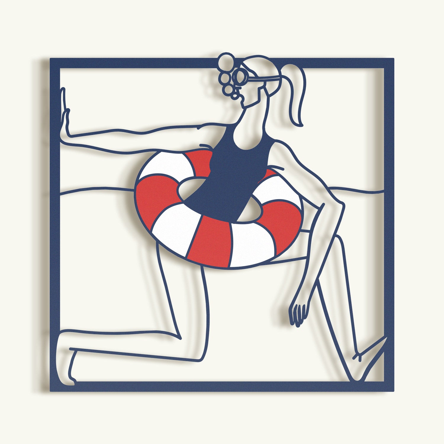 Coastal Muse Metal Wall Art – Artepera